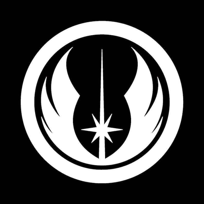 Star Wars Jedi Order Vinyl Decal - Sticker for Laptop, Car Window, and ...