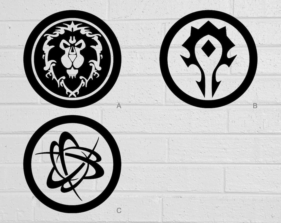 World of Warcraft Vinyl Decals 3 to Choose From Stickers | Etsy