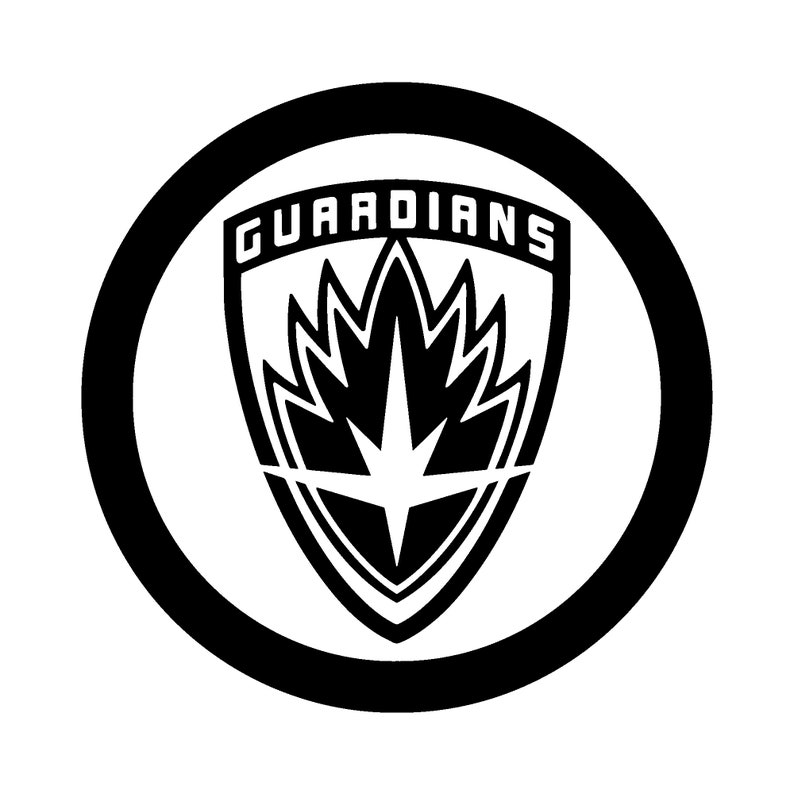 Guardians of the Galaxy Vinyl Decal - Sticker for Laptop, Car Window ...