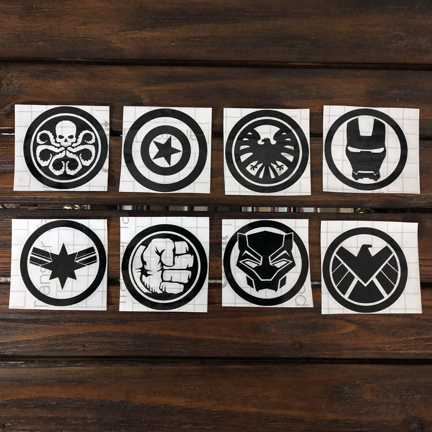 Marvel Avengers Vinyl Decals 26 to Choose From Stickers - Etsy