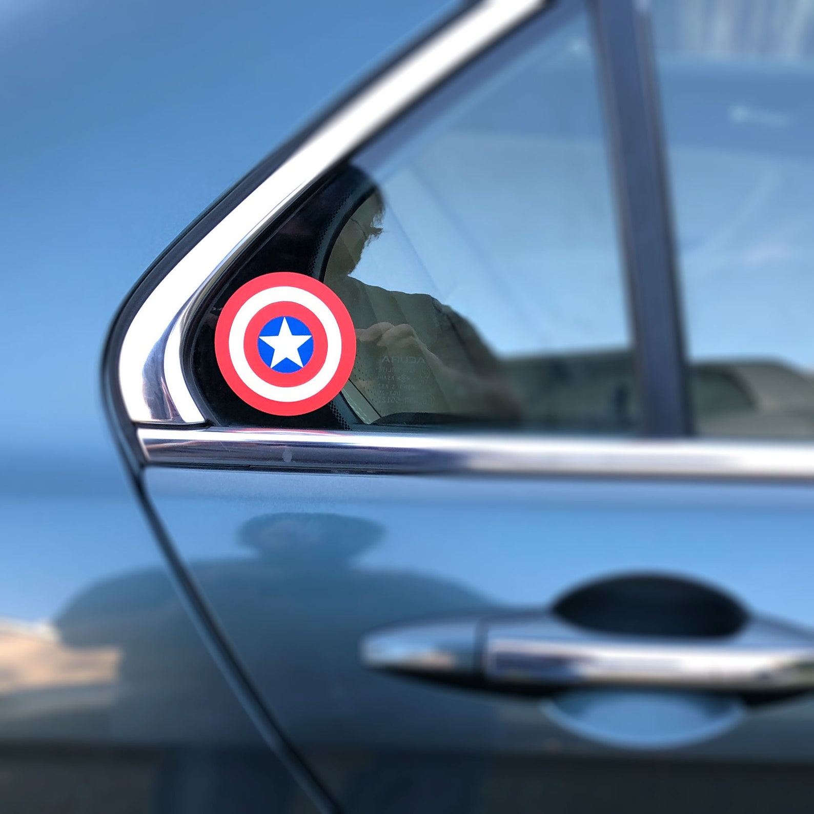 Captain America Shield 3-color Vinyl Decal Marvel Avengers - Etsy