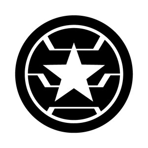 Winter Soldier Vinyl Decal - Sticker for Laptop, Car Window, and Bumper ...