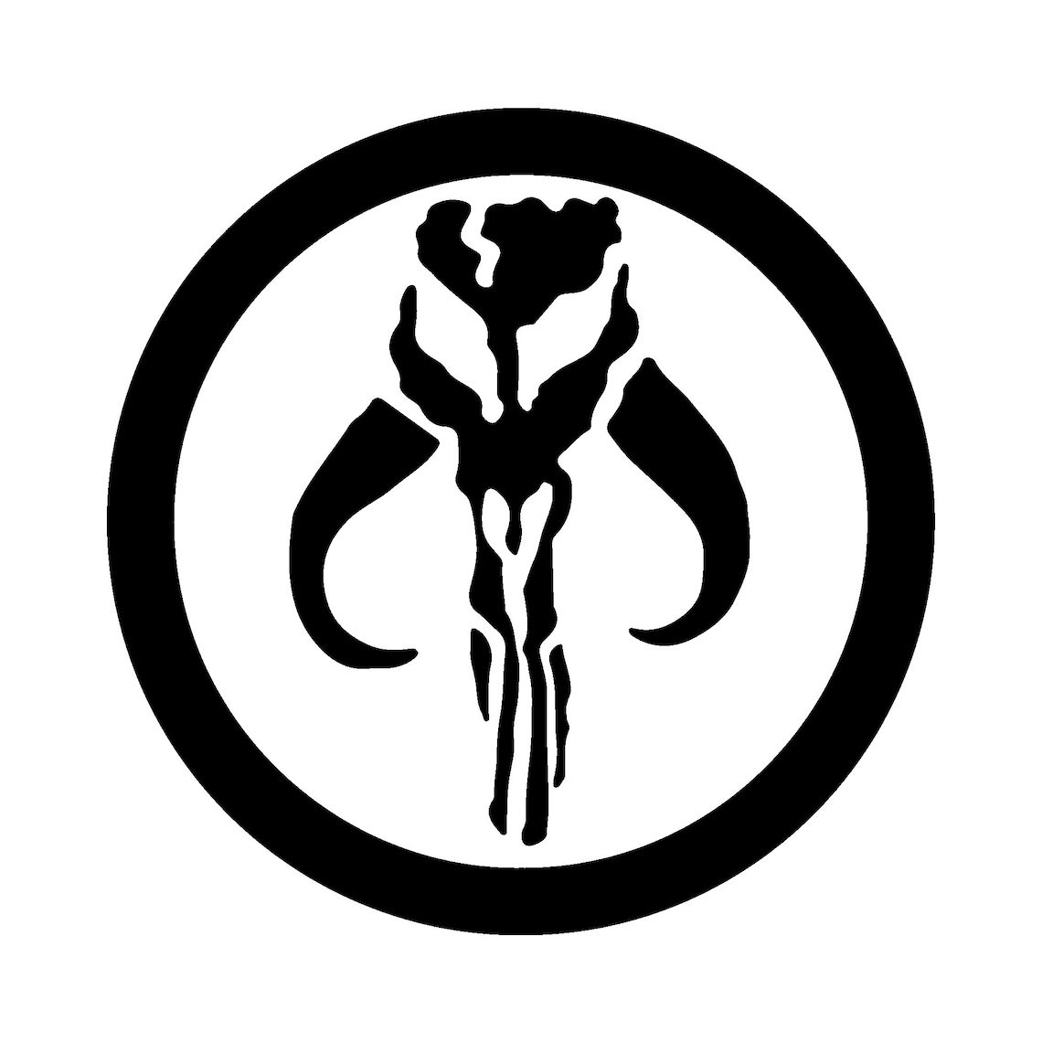 Boba Fett Mythosaur Mandalorian Sigil Star Wars ROTJ Vinyl | Etsy