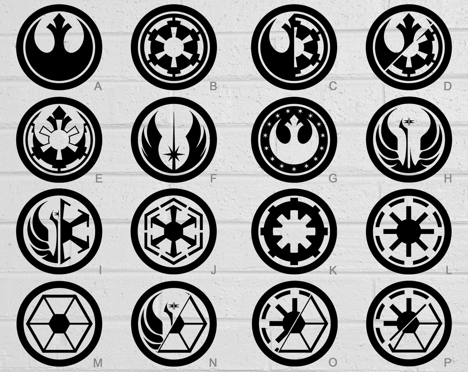 Star Wars Vinyl Decals (10 to Choose From) - Stickers for Laptop, Car ...