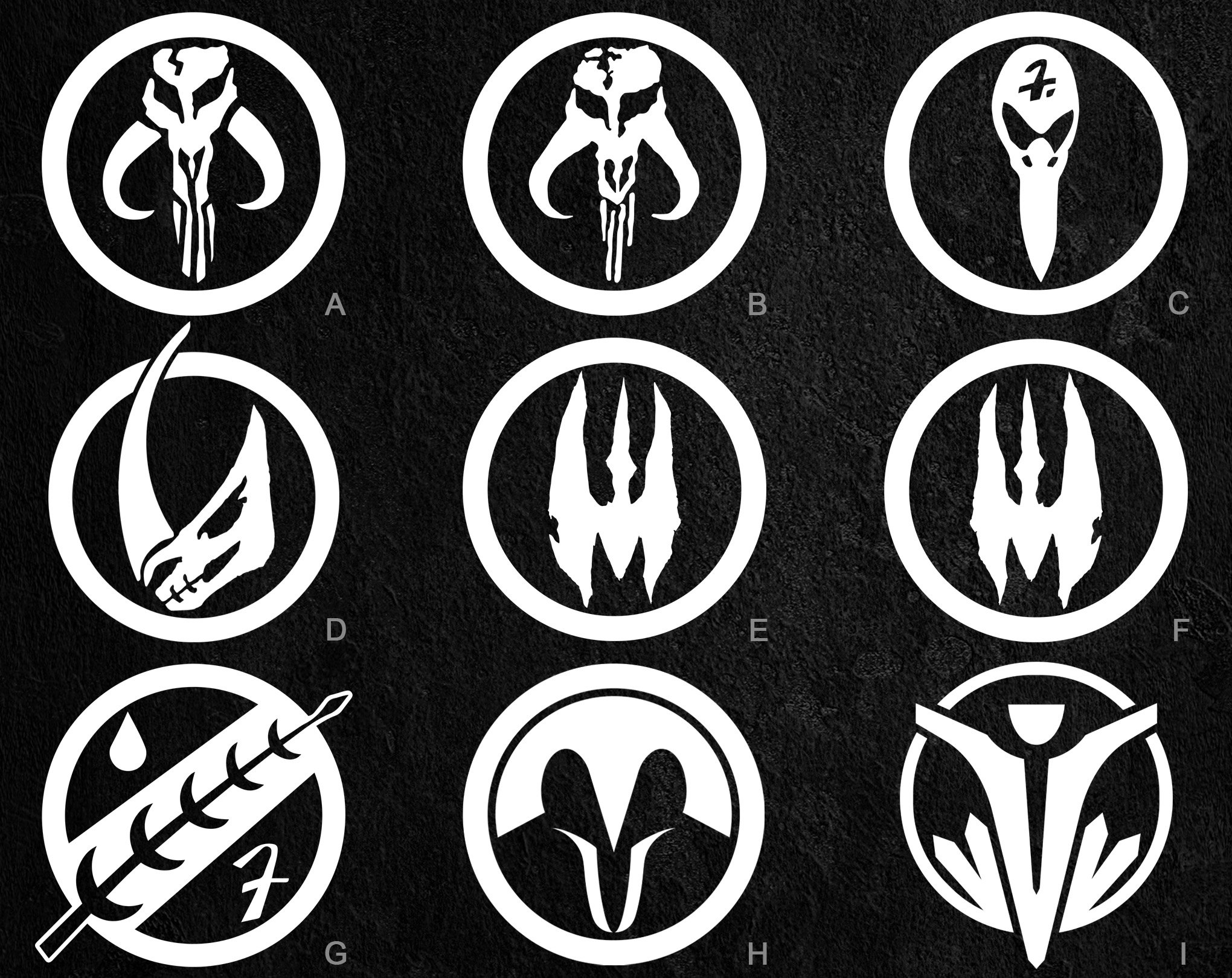 Símbolos Del Clan Mandaloriano