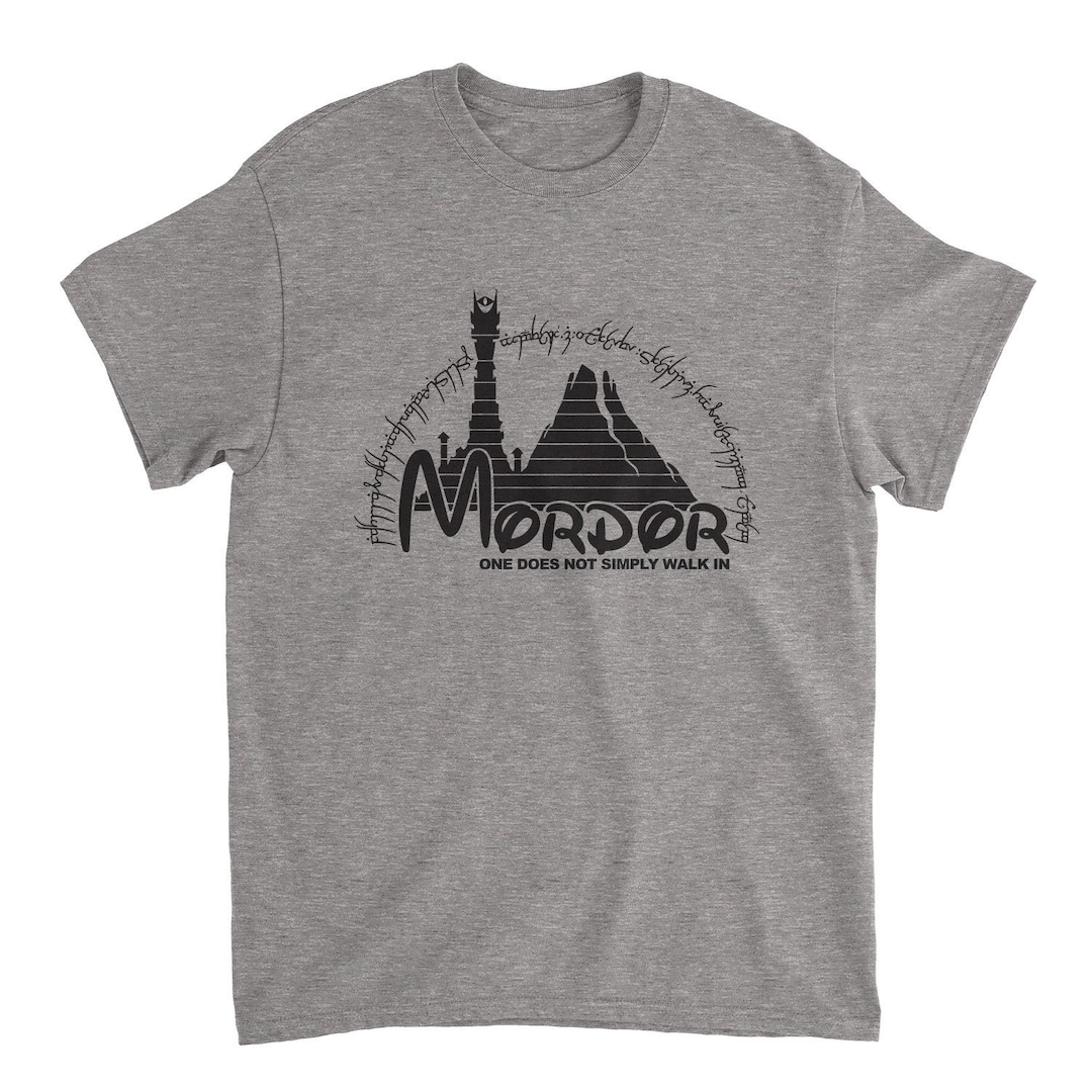 Mordor "one Does Not Simply Walk In" T-shirt - Lord of the Rings, LOTR ...
