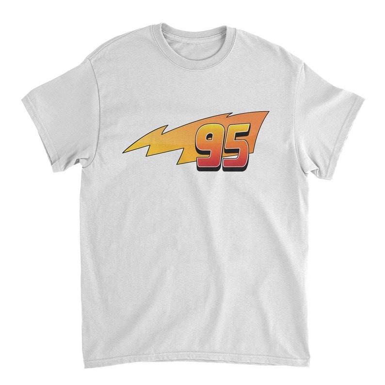 Cars Lightning Mcqueen 95 T-shirt - Etsy