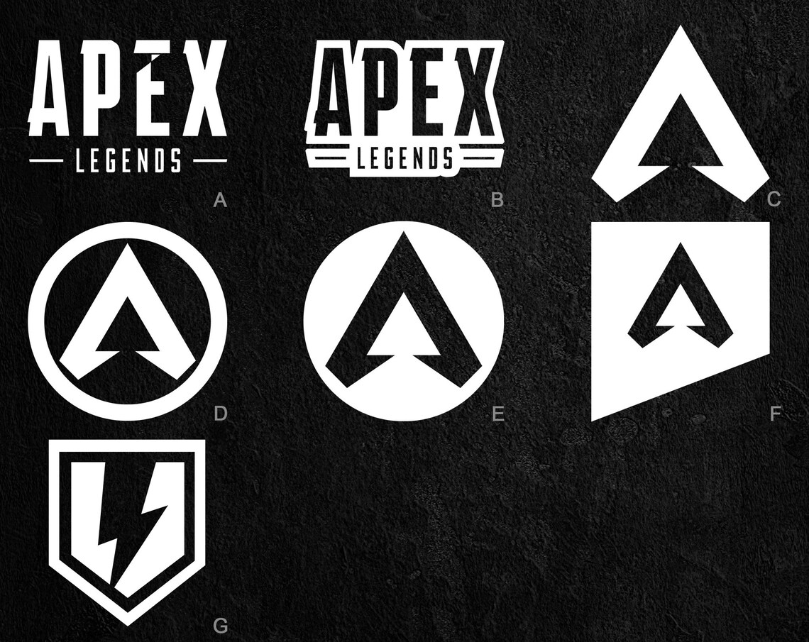 Apex Legends Vinyl Decals (6 to Choose From) - Stickers for Laptop, Car ...