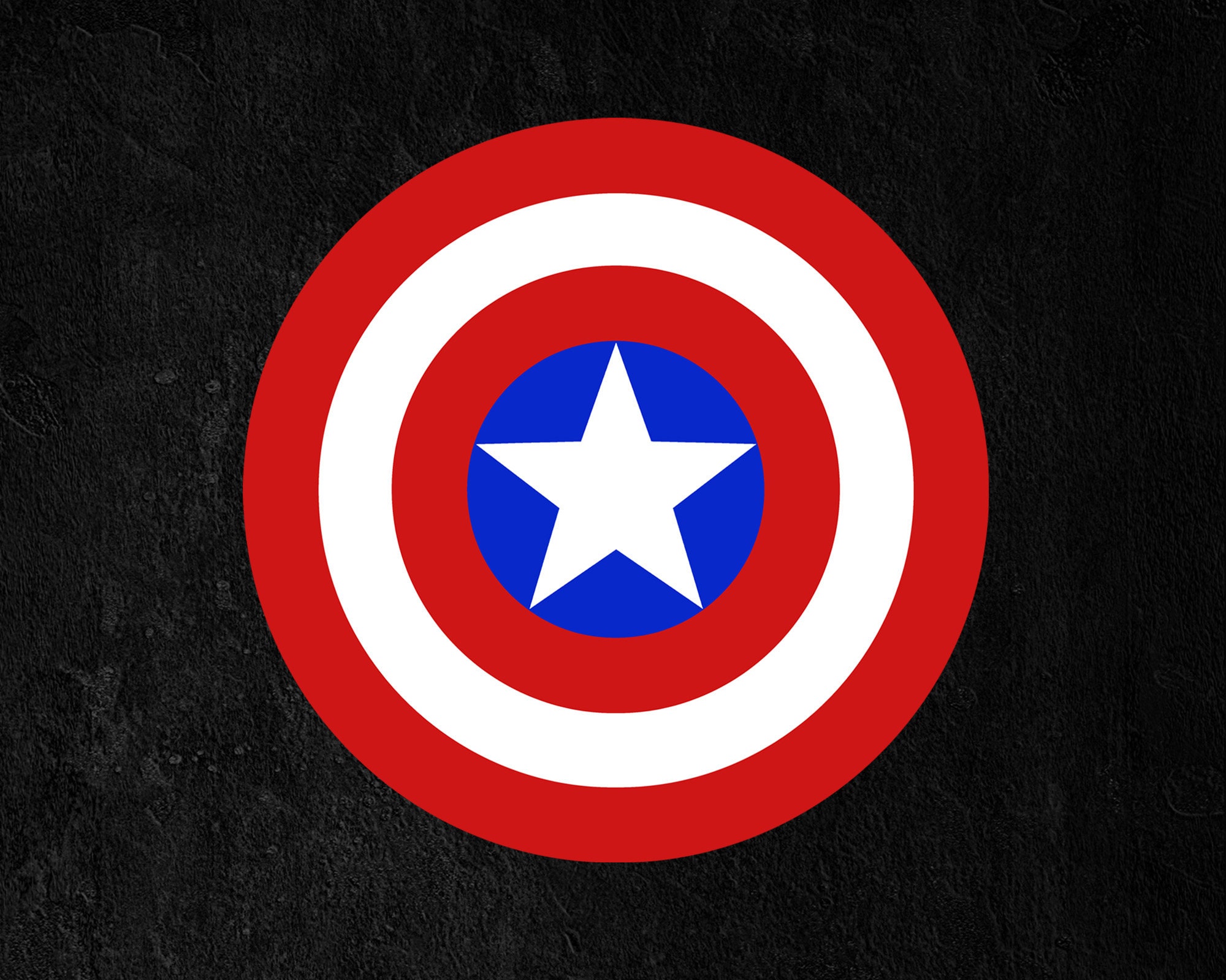 Captain America Shield (3-color) Vinyl Decal - Marvel Avengers - Etsy