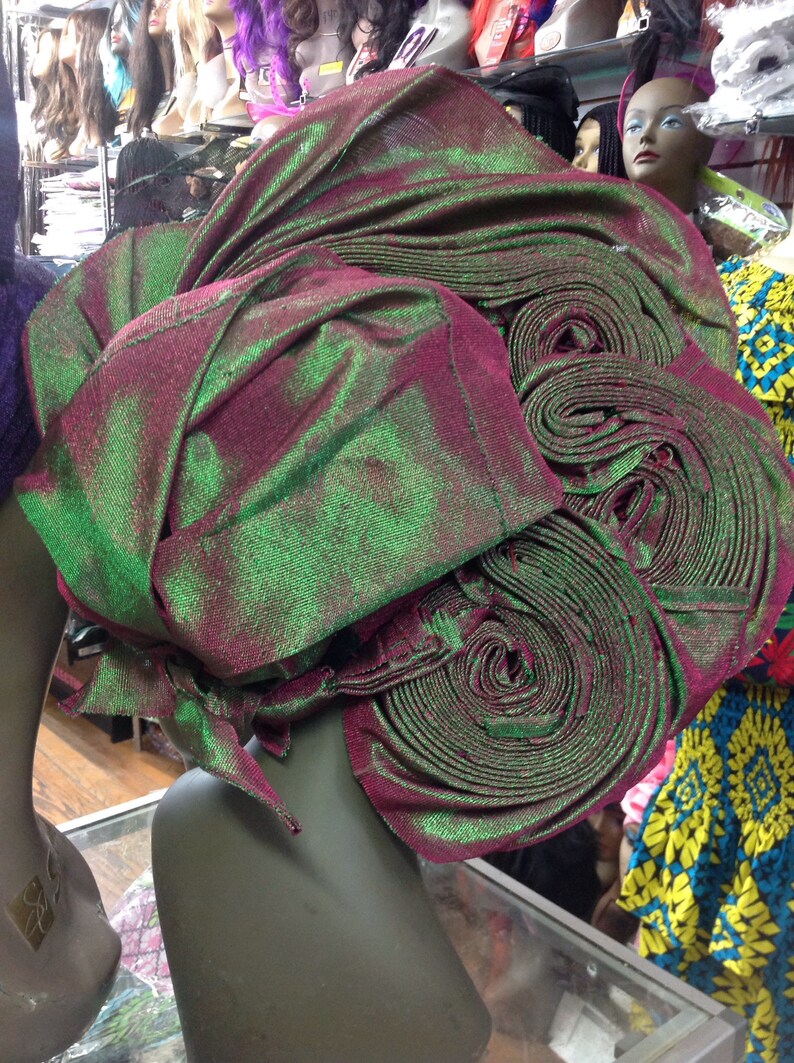 African Latest Auto Gele Aso Oke Headgear Original - Etsy