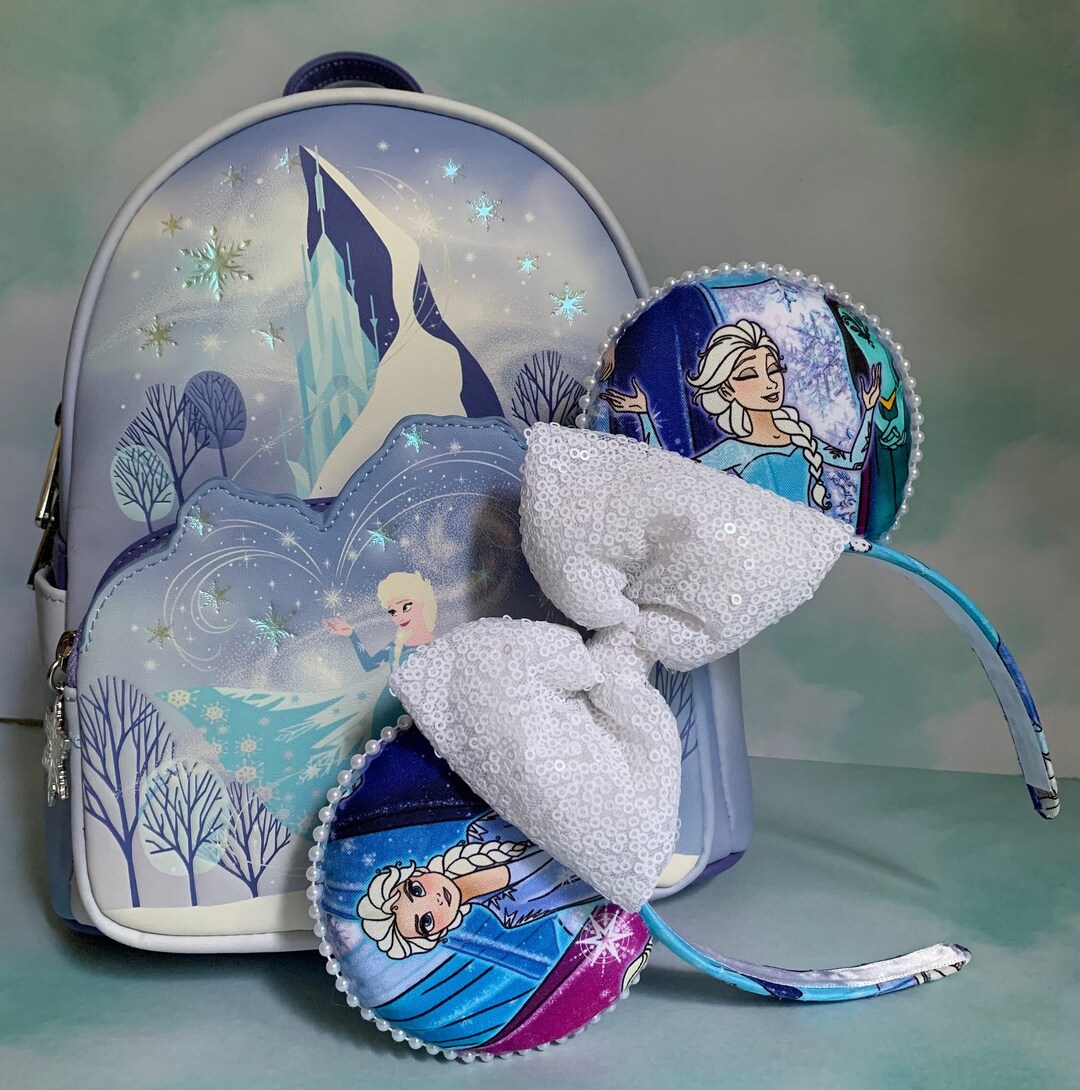 Queen Elsa Frozen Inspired Minnie Mouse Ears - Etsy