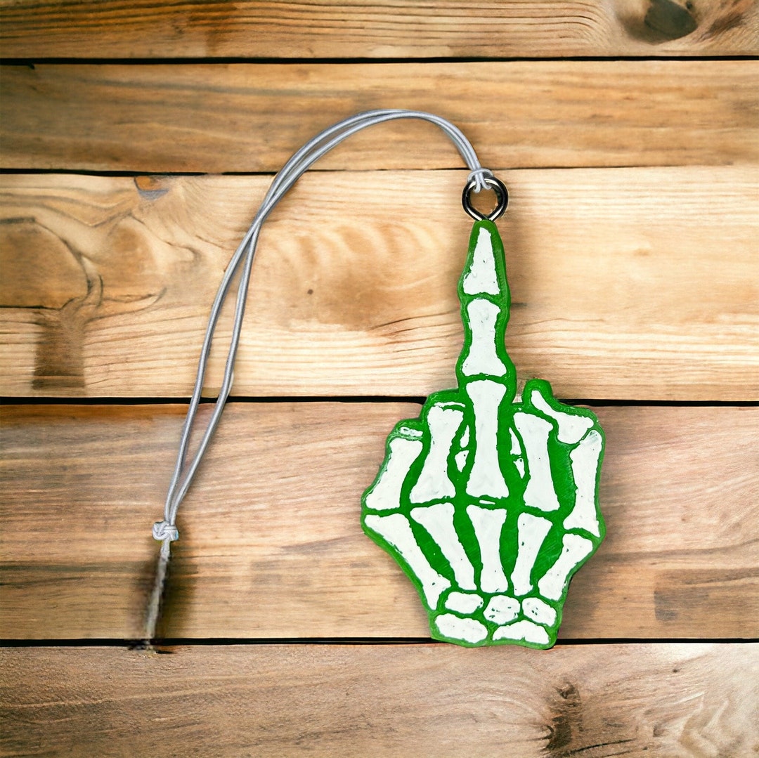 Skeleton Middle Finger Bird Freshie - Etsy