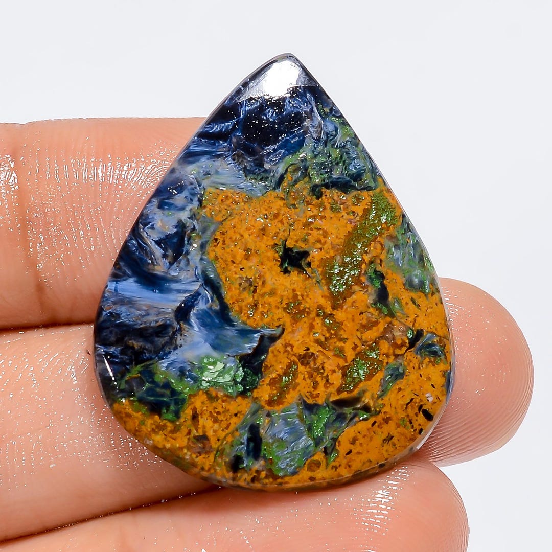 Natural African Pietersite Gemstone Round Oval Teardrop Brown ...