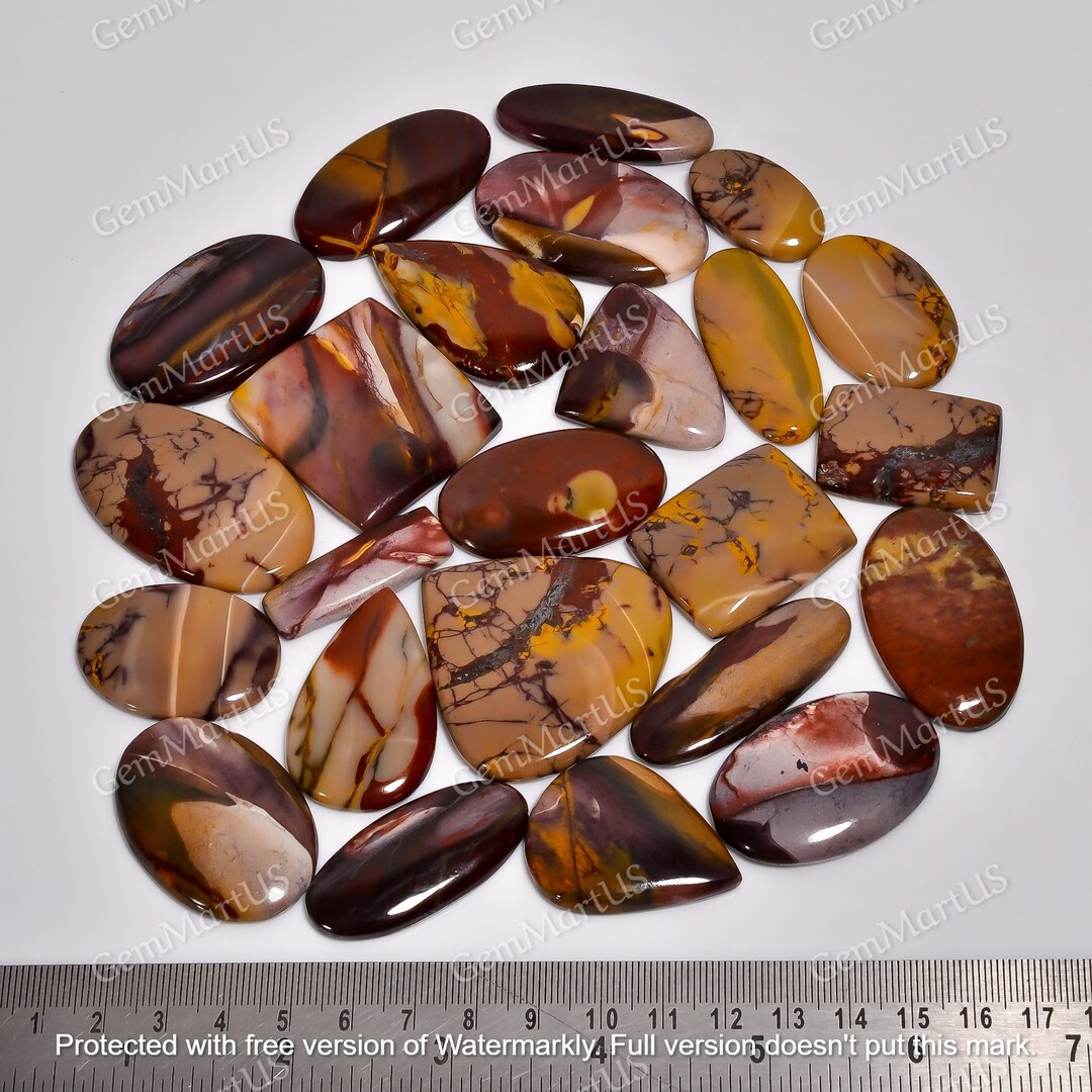 Natural Red Mookaite Cabochon, Mookaite Crystal, Jasper Loose Stone ...