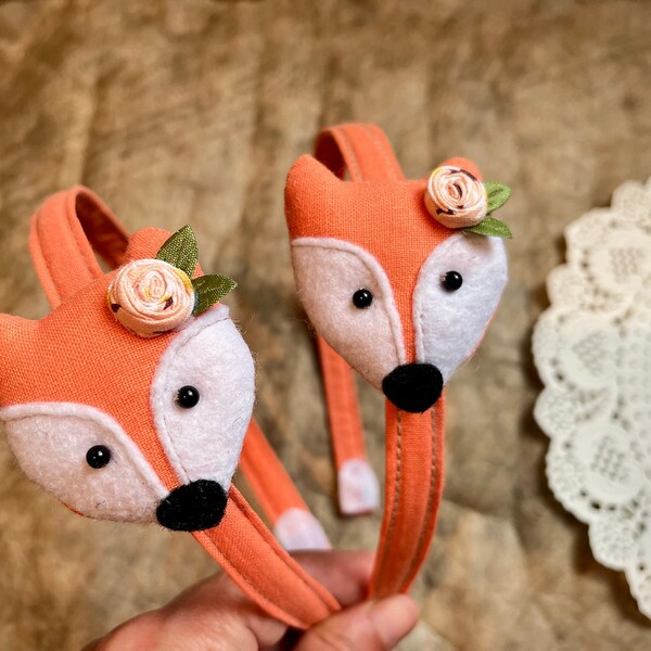 Fox Flower Crown - Etsy