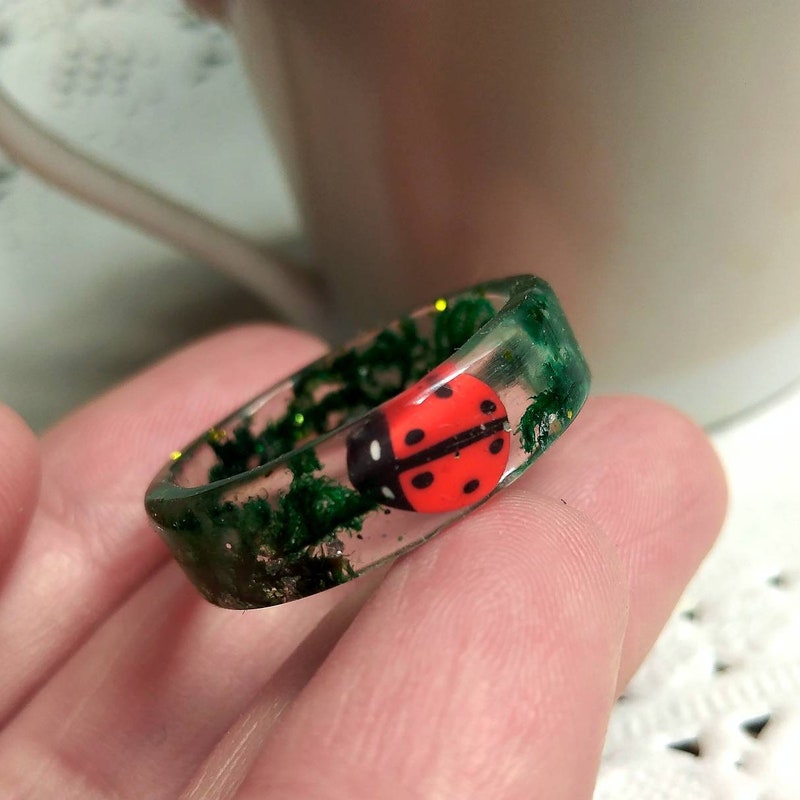 Ladybug Ring - Etsy