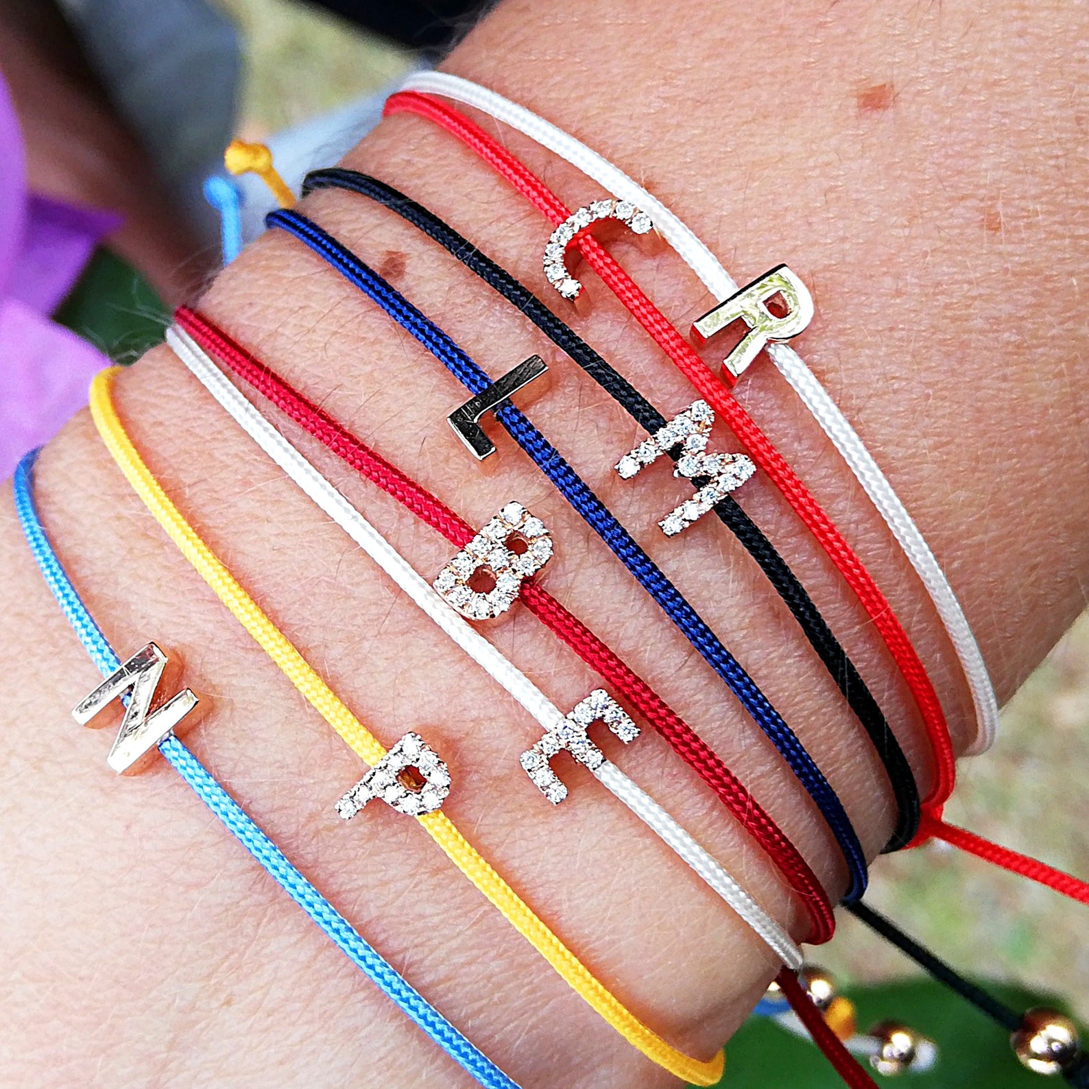 Initial Bracelet Mens Personalized Bracelet 18k Gold - Etsy