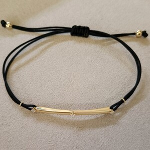 String Bracelet With Diamond 18k Gold, Diamond Bracelet, Tennis ...