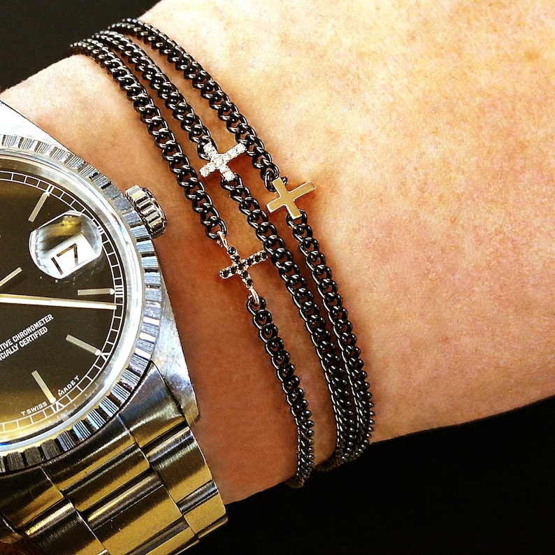 Cross Bracelet Men, Mens Bracelet - Etsy