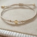 String Bracelet With Diamond 18k Gold, Diamond Bracelet, Friendship ...