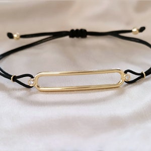 String Bracelet With Diamond 18k Gold, Diamond Bracelet, Tennis ...