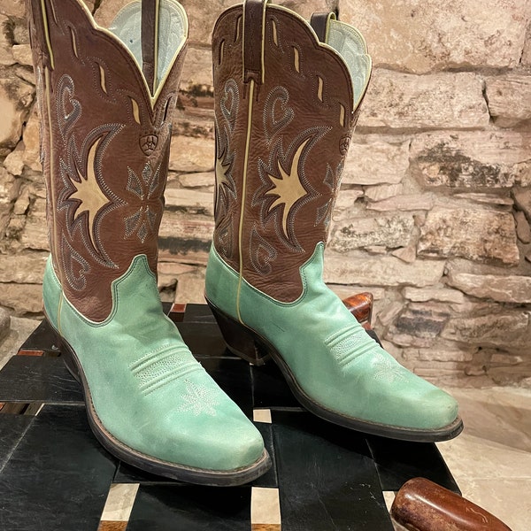 Turquoise Cowboy Boots - Buy Online - Etsy