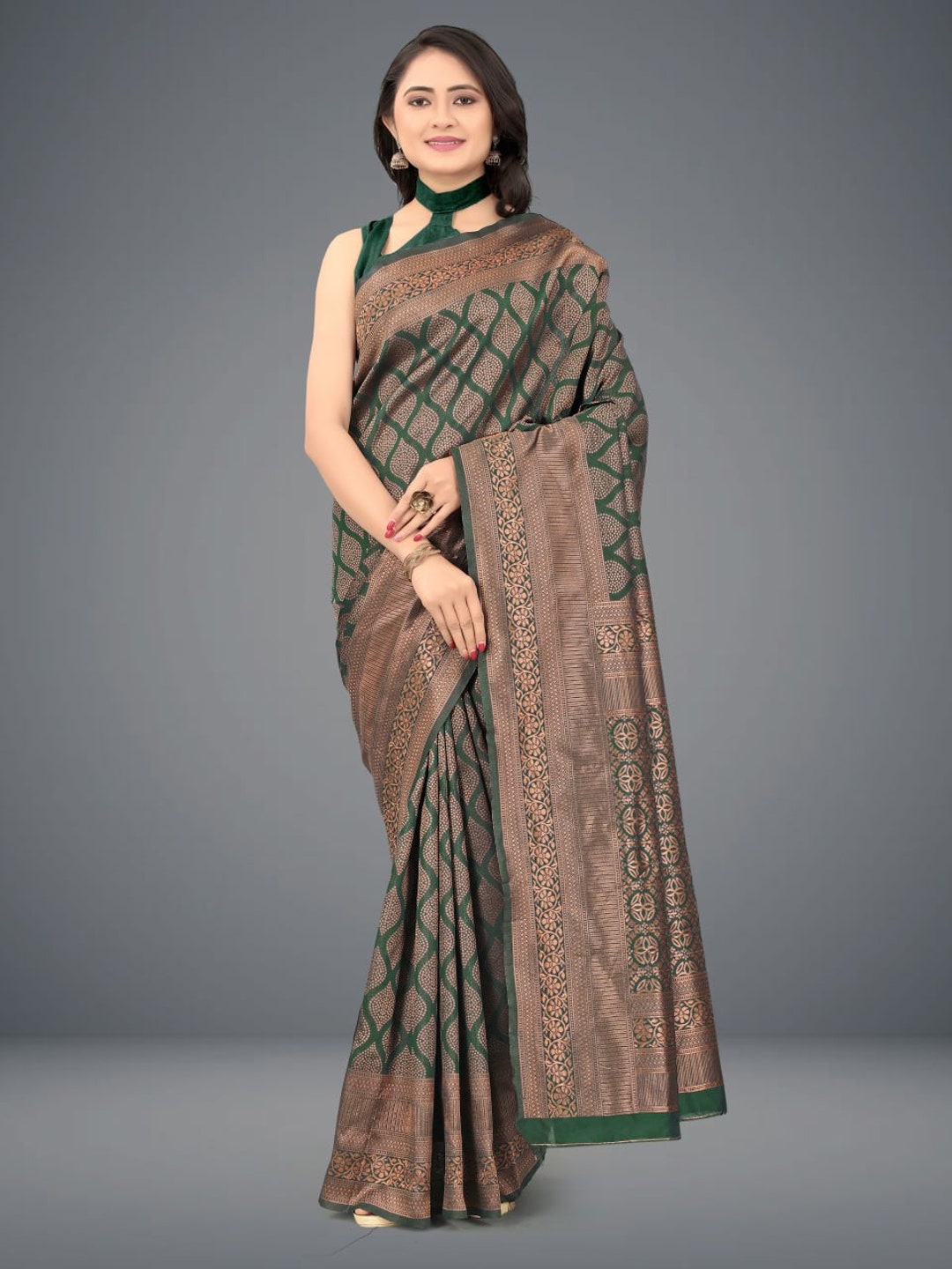 Ready to Wear Wrap in One Minute Full Stitch Pleated Saree With Full ...