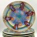 Handmade Stoneware Dinner Plate: Sand Dollar Design, Coastal Decor - Etsy