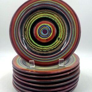 Spanish Night Dinnerware Set, Glazed, Handmade, Pottery Dishes, Place ...