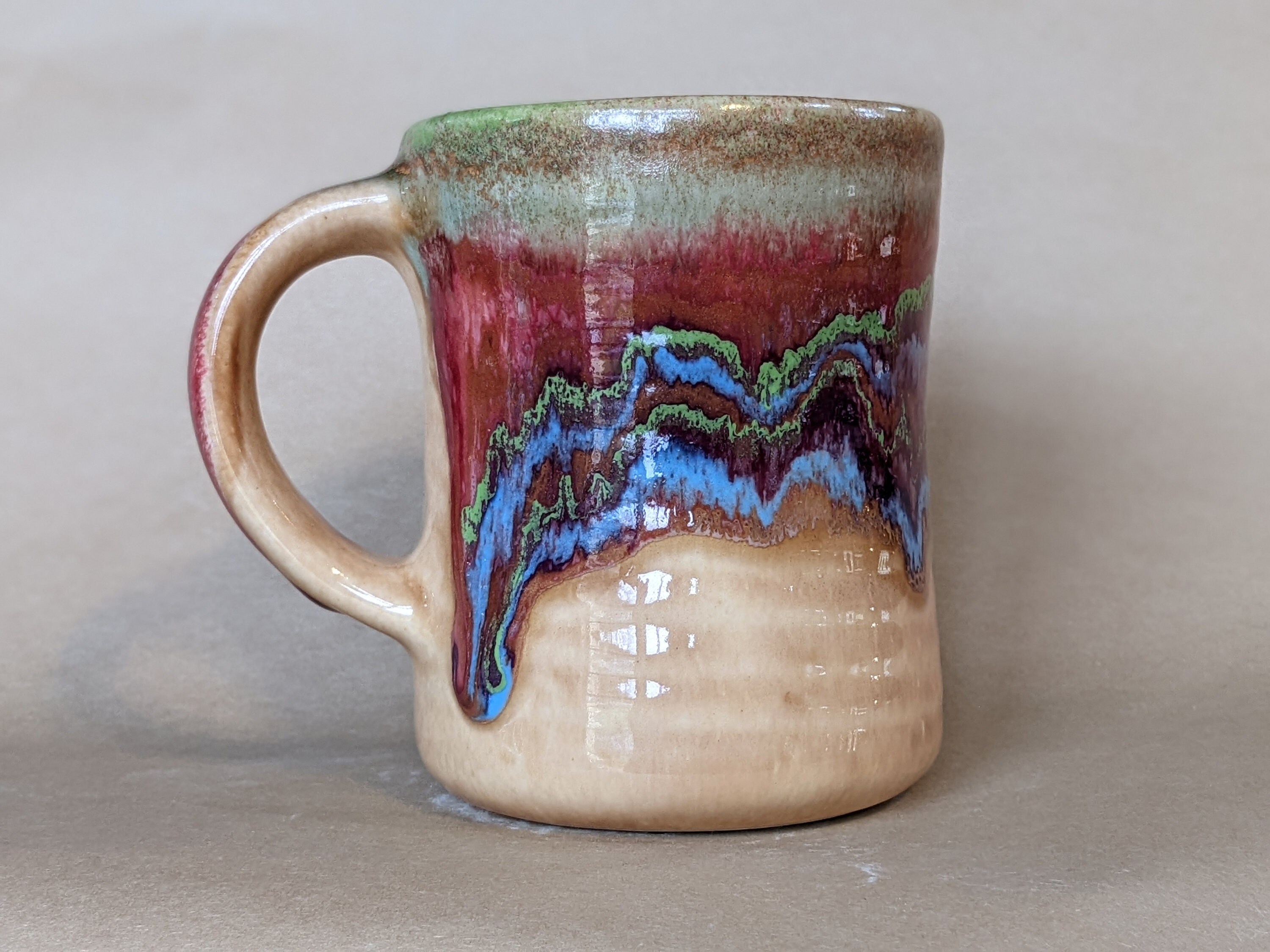 Spanish Mug Large Handmade Stoneware Coffee Mugs - Etsy