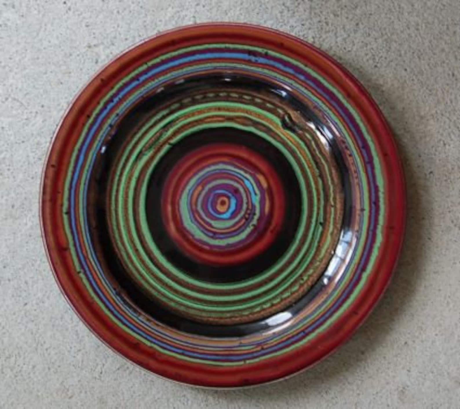 Spanish Night Plates Dinner Plates Salad Plates Handmade - Etsy