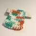 Teal, White and Orange Tortoise Diaper - Etsy