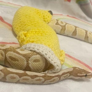 Crocheted Banana Snake Sweater | Halloween Costume - Etsy