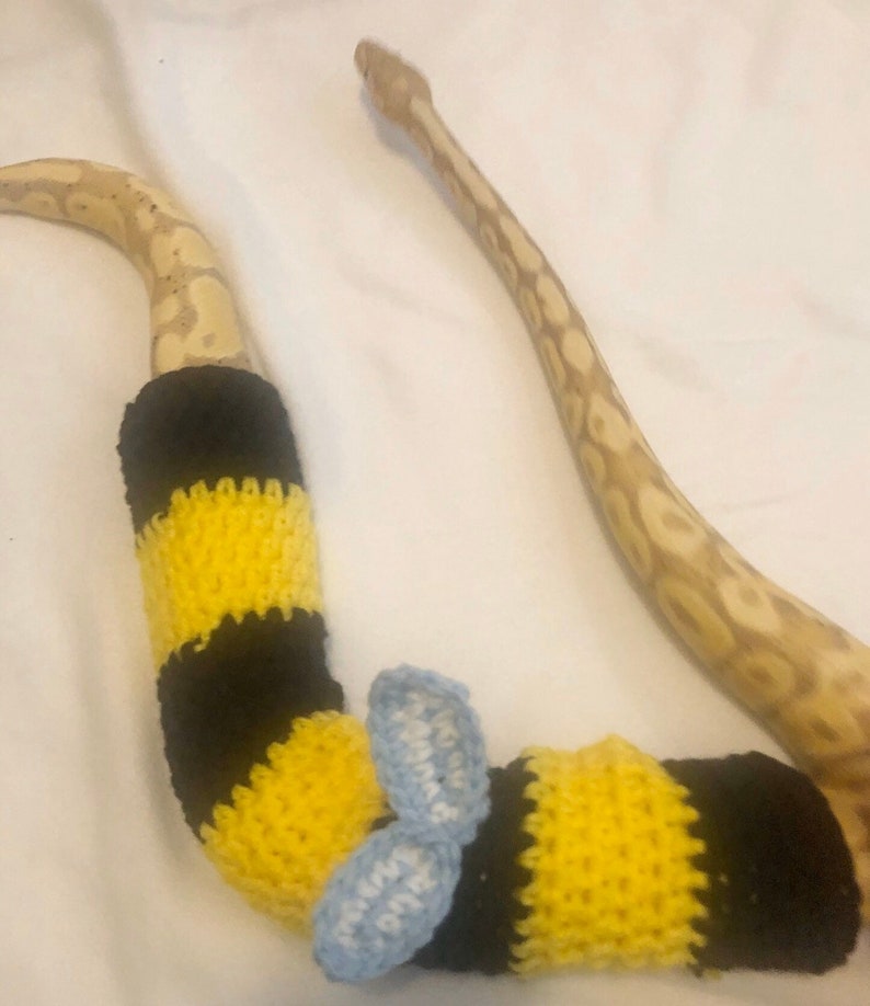 Bee Snake Sweater Halloween Costume Crocheted Snake - Etsy