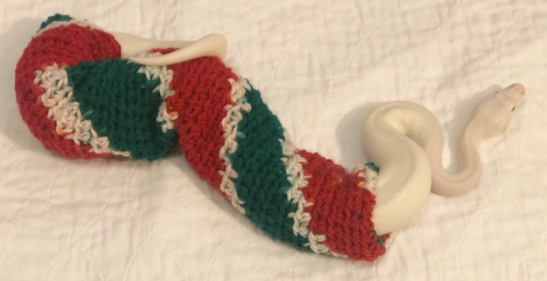 Mistletoe Snake Sweater Crocheted Snake Sweater Crocheted - Etsy
