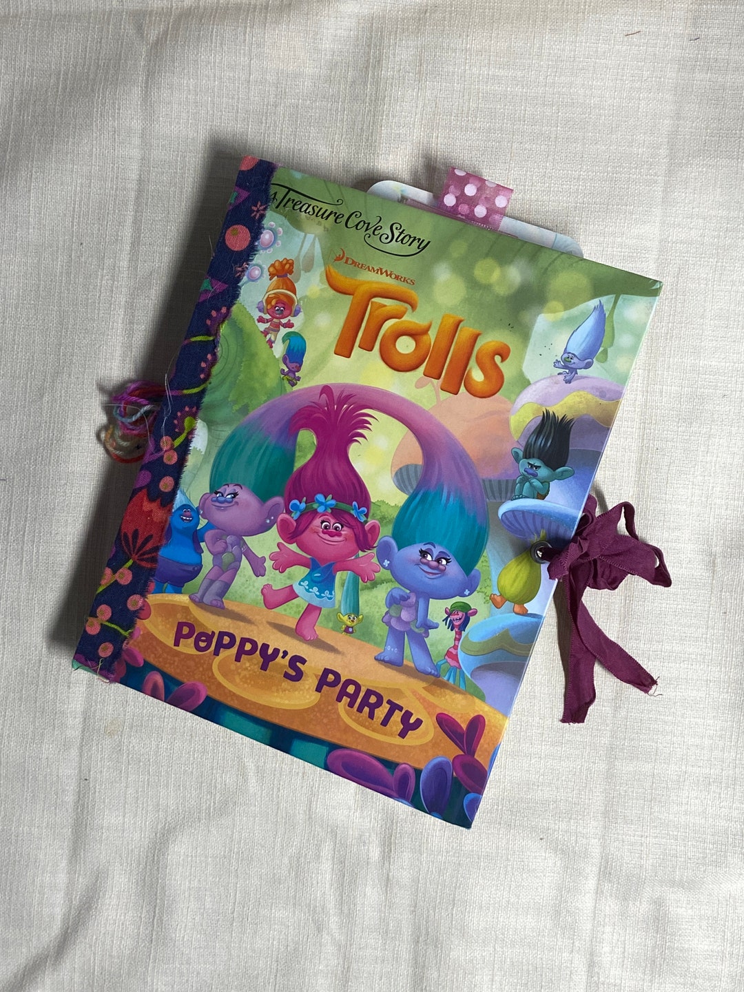 Trolls Handmade Junk Journal / Altered Book, Nostalgic Children's ...