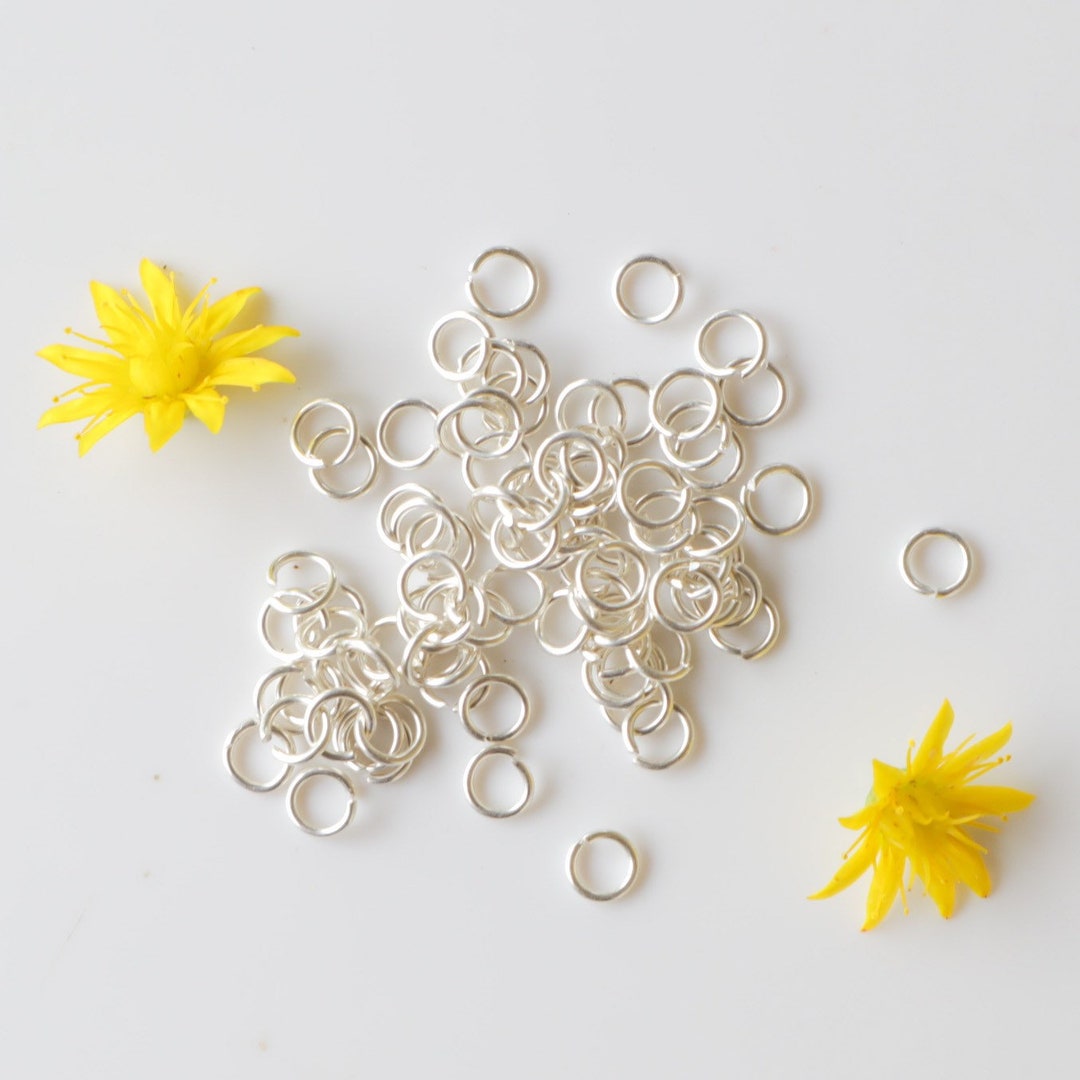 Handmade Sterling Silver Jump Rings 4mm, 6mm, 8mm - Etsy Australia