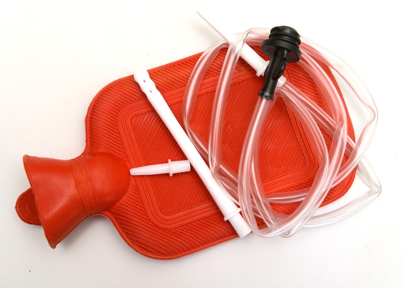 Vintage Enema Irrigator. Small Rubber Enema. Esmarch Mug. Douching ...