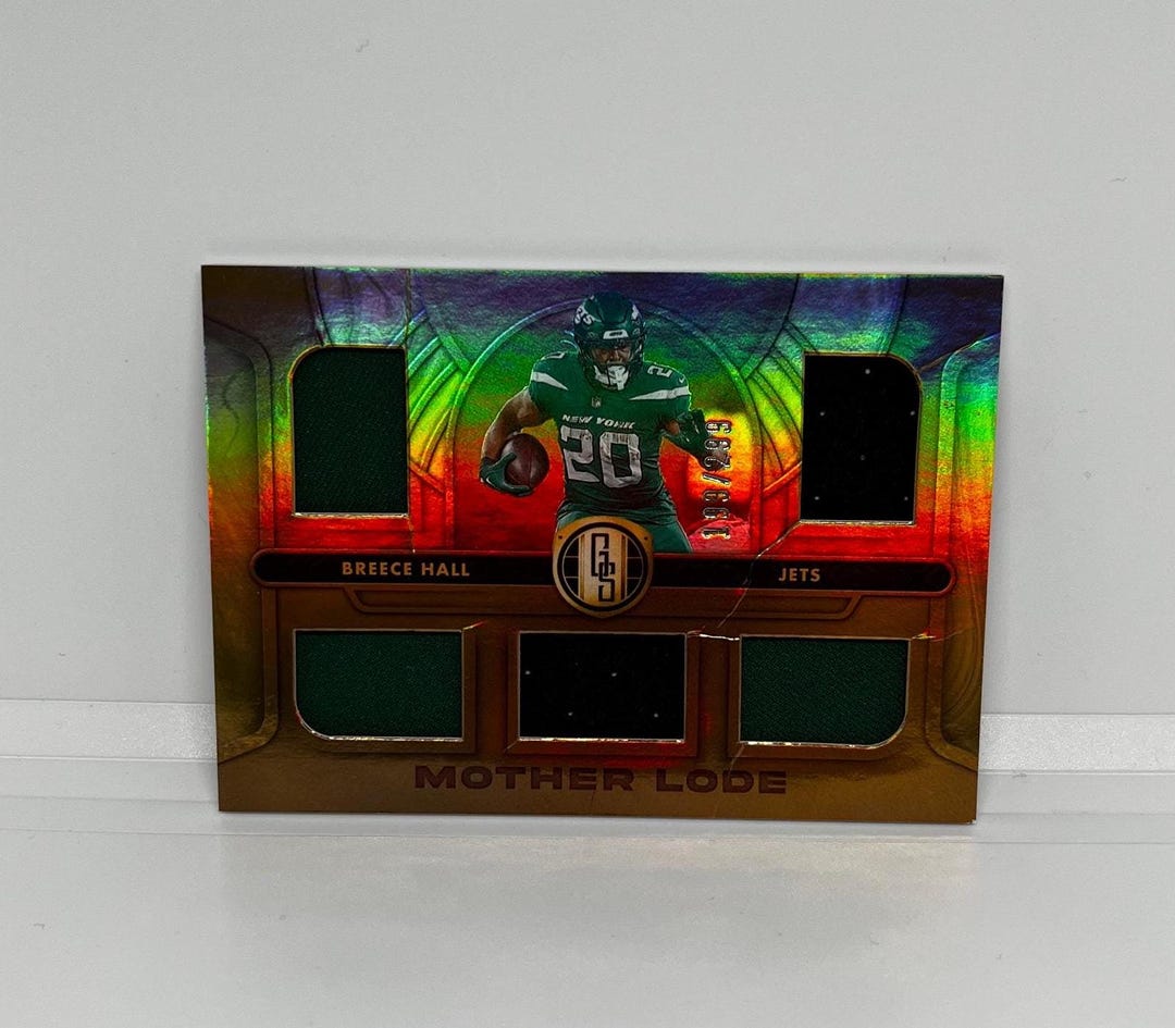 Breece Hall #MLBHL New York Jets; Mother Lode Patch - Numbered 193/299 ...