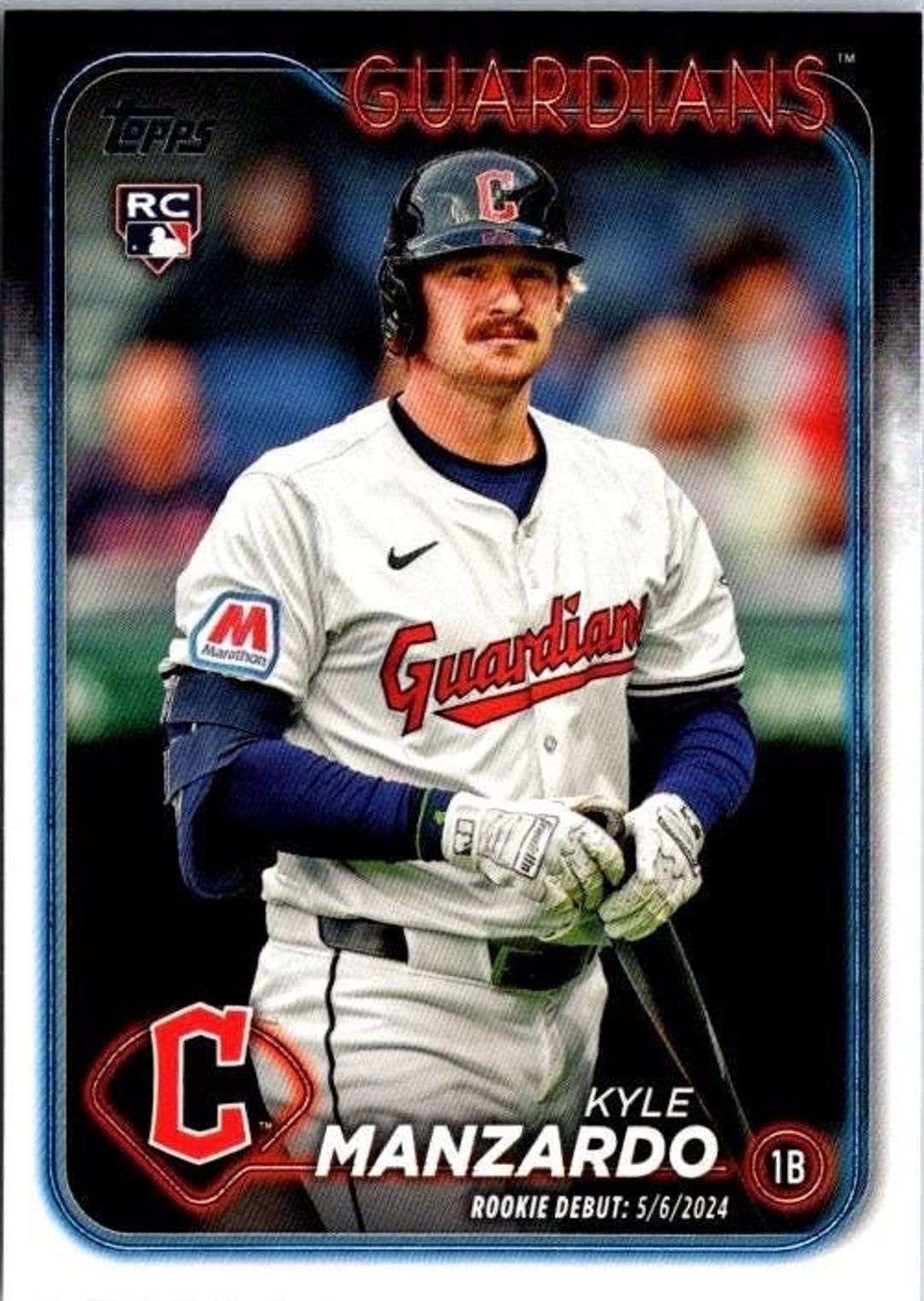 Kyle Manzardo US337 Cleveland Guardians Rookie Debut Topps Update ...