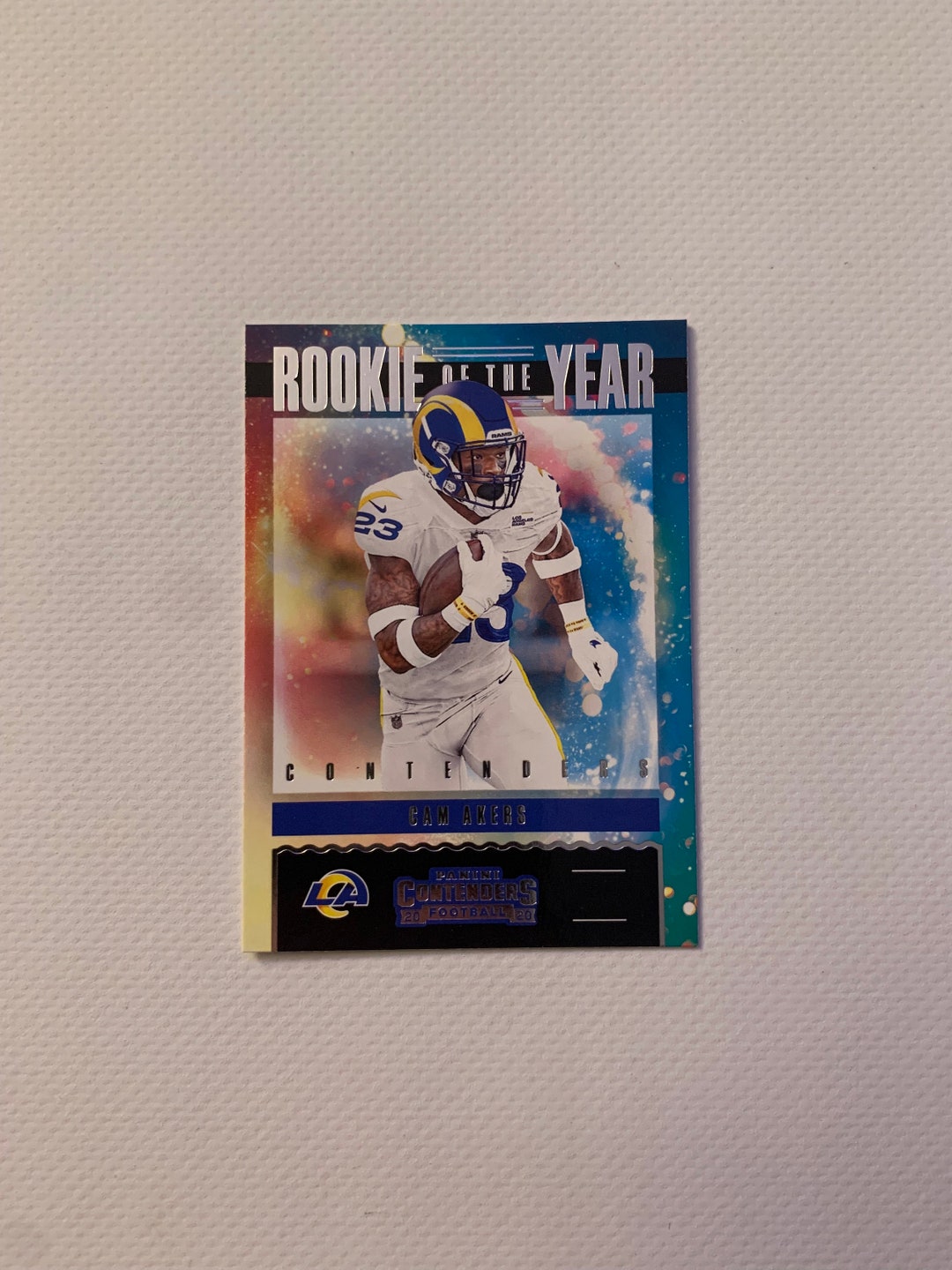 Cam Akers #RY-CAK LA Rams; Rookie of the Year Insert Card; Panini ...