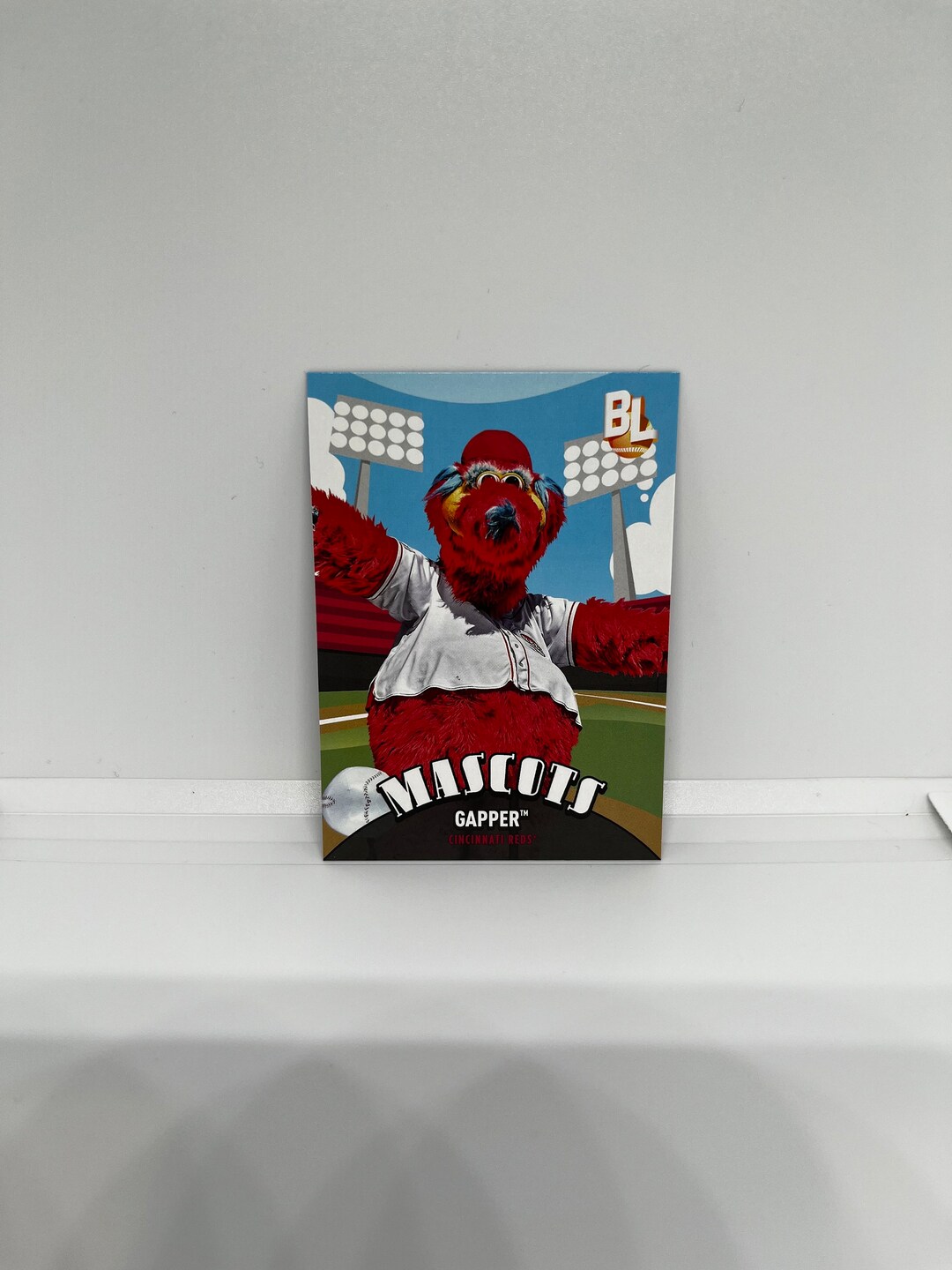 Gapper #M8 Cincinnati Reds; Mascot Insert; Topps Big League Baseball ...
