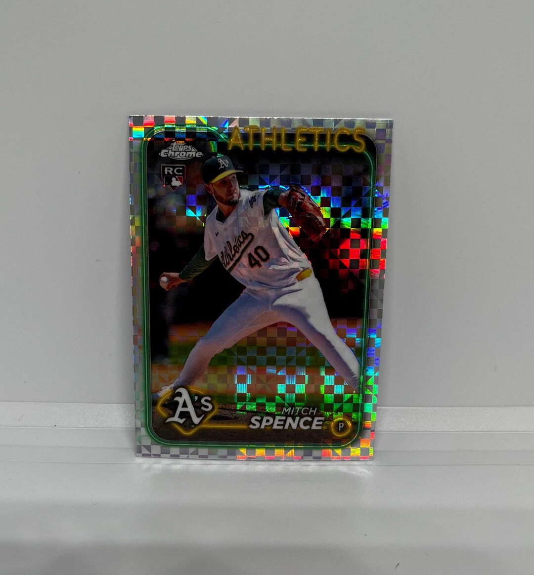 Mitch Spence #USC166 Oakland Athletics; Rookie - X-fractor Refractor ...