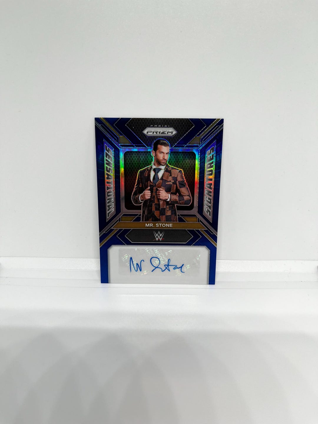 Mr. Stone #SSMRS; Sensational Signatures - Autograph - Blue Prizm ...