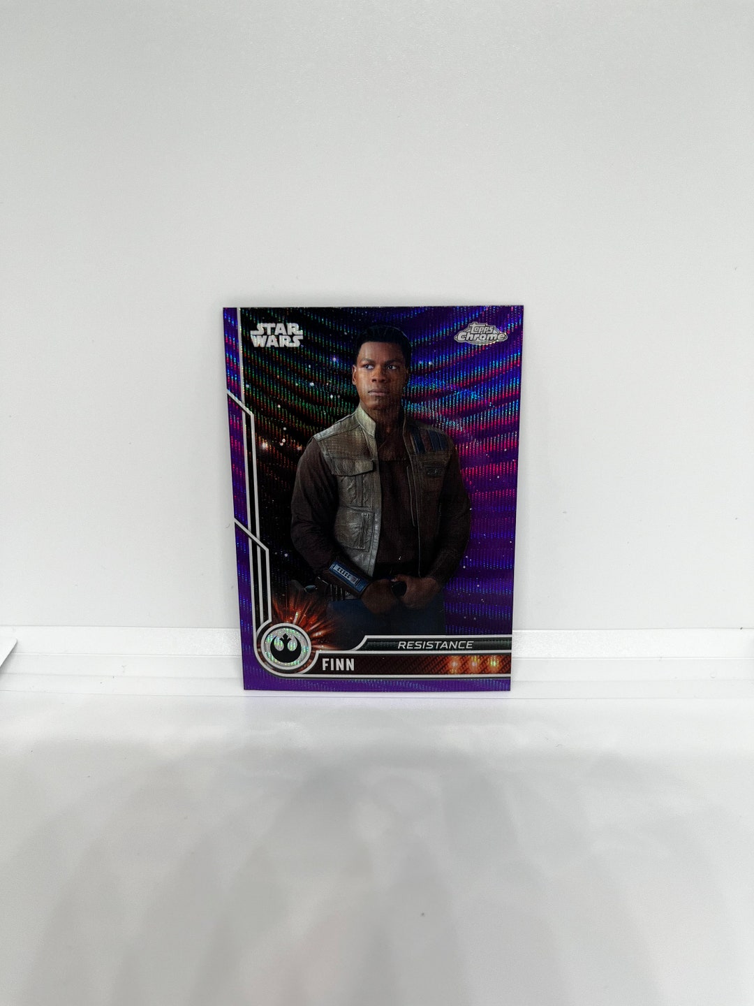 Finn 68 Star Wars Purple Wave Refractor Topps Chrome Star Wars 2023 - Etsy
