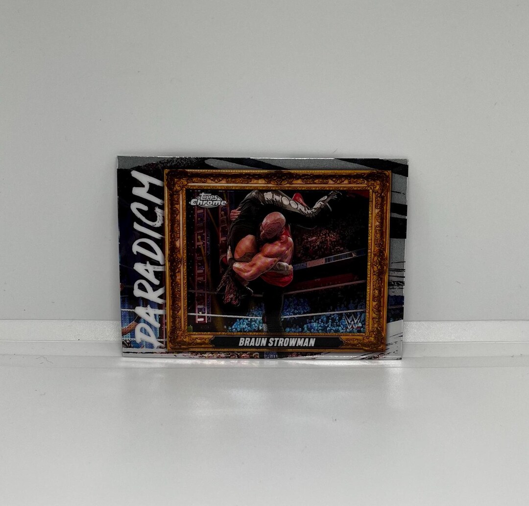 Braun Strowman #PARBSM; Paradigm Insert; Topps Chrome WWE 2025 - Etsy