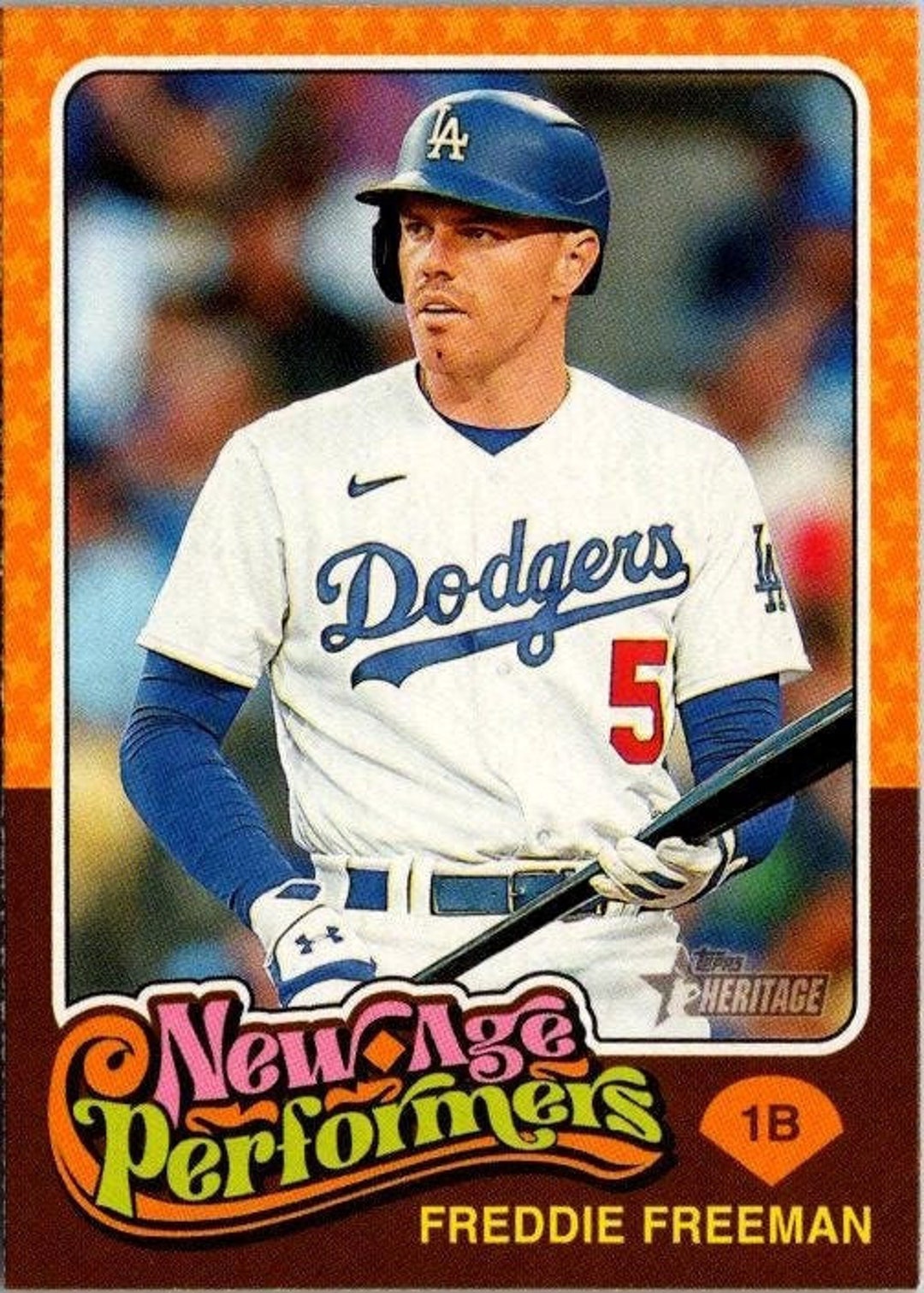 Freddie Freeman #NAP7 Los Angeles Dodgers; New Age Performers Insert ...
