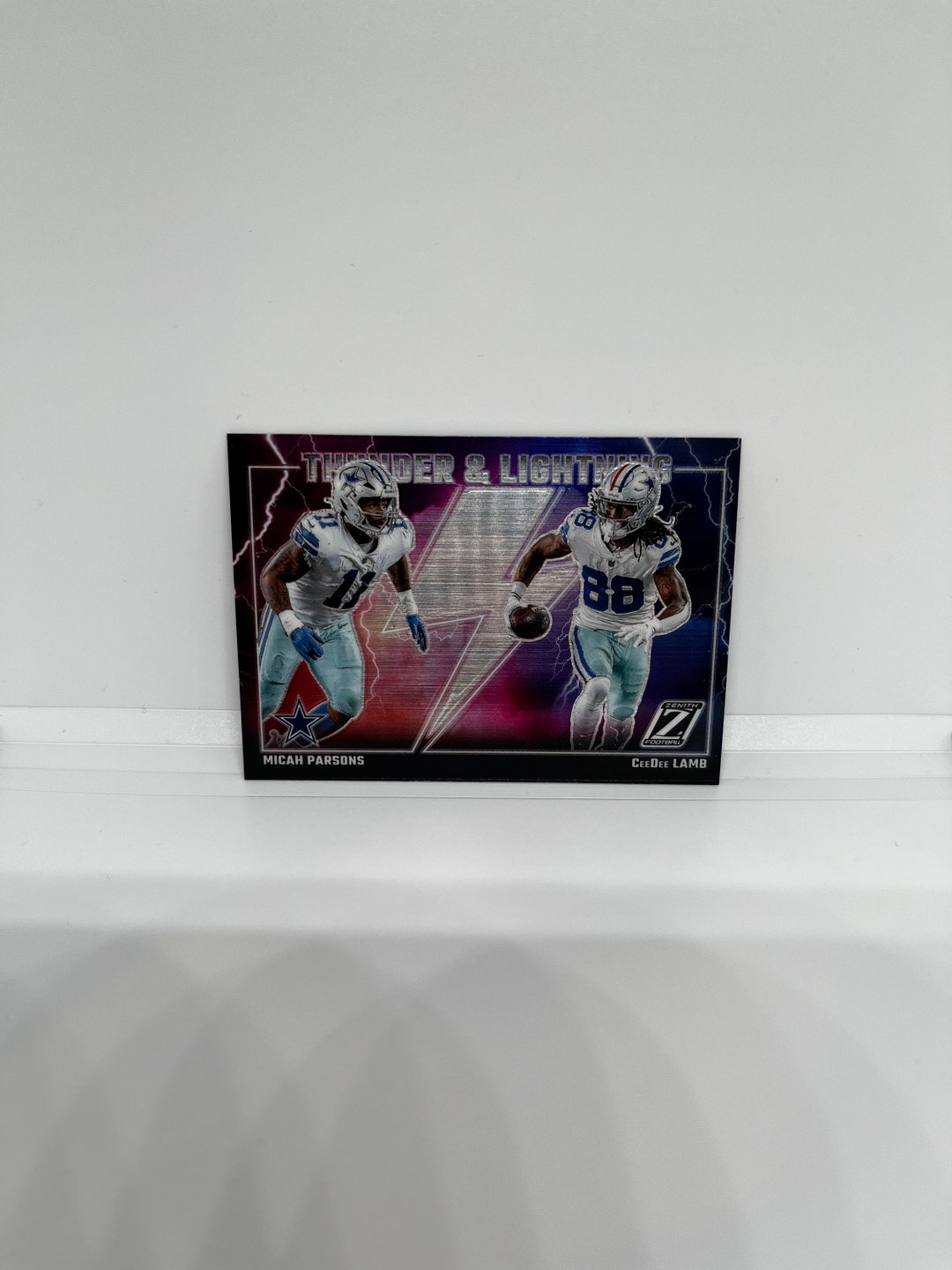 Micah Parsons/ceedee Lamb #7 Dallas Cowboys; Thunder & Lightning Insert ...