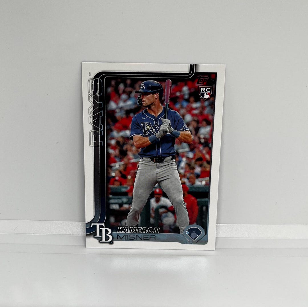 Kameron Misner #84 Tampa Bay Rays; Rookie; Topps Baseball 2025 - Etsy
