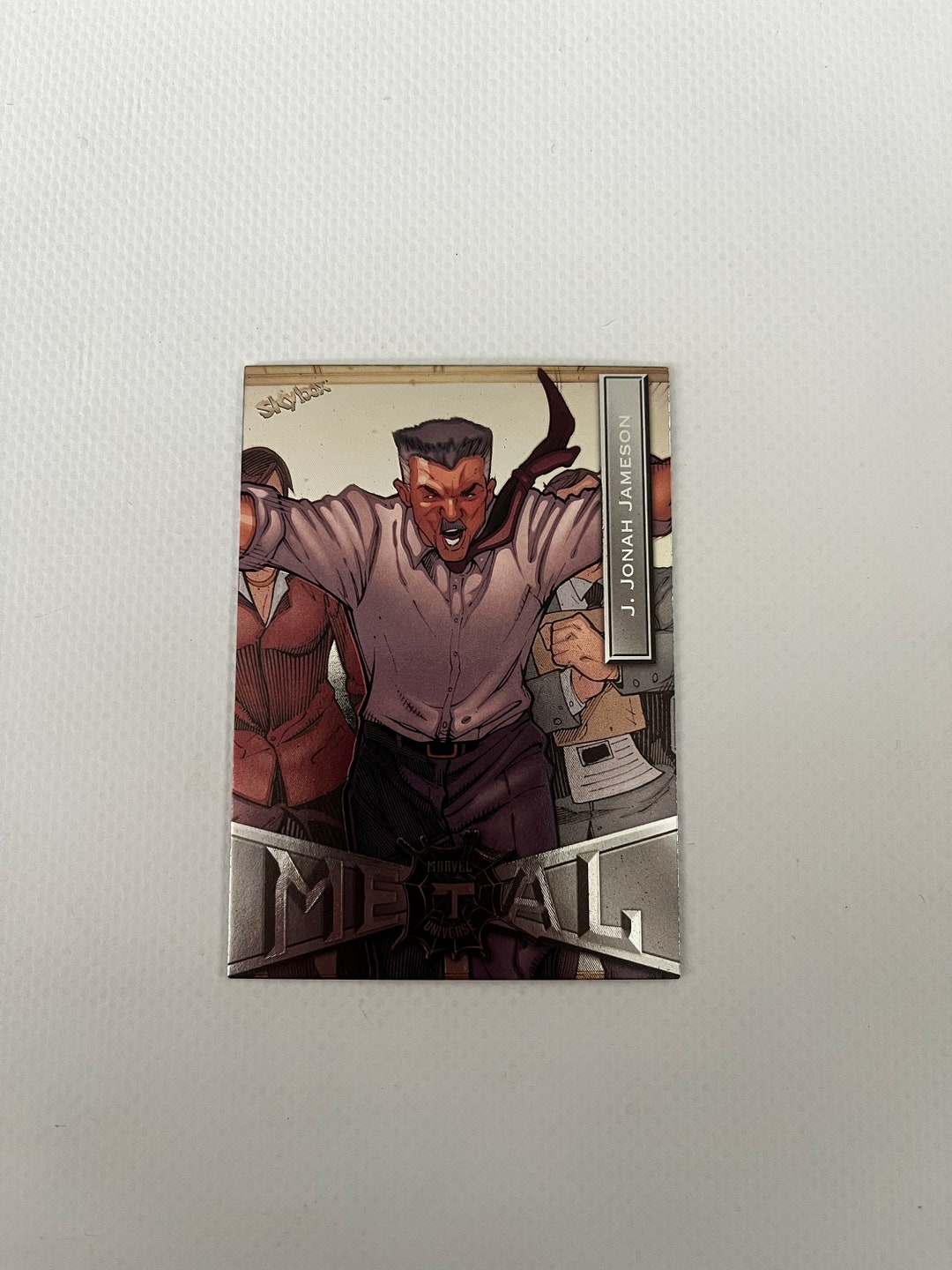 J. Jonah Jameson #39; Base; Upper Deck Skybox Marvel Metal Universe ...